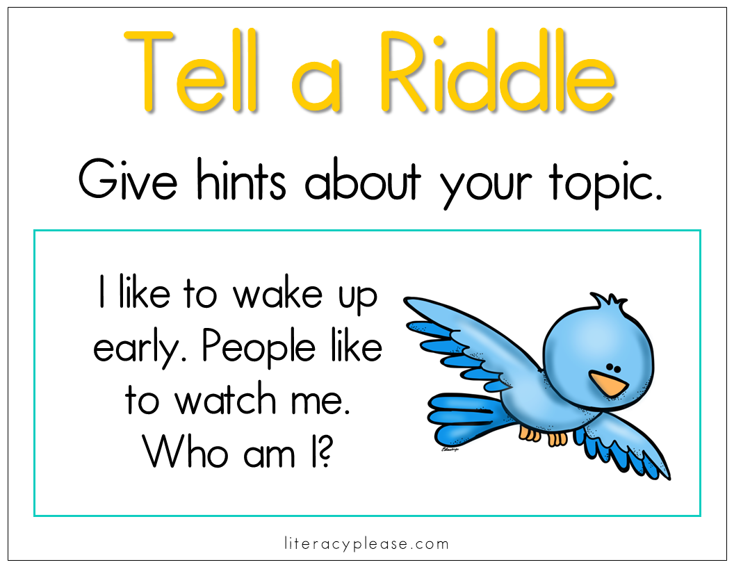 How to Write a Hook for 1st and 2nd Graders - Literacy Please