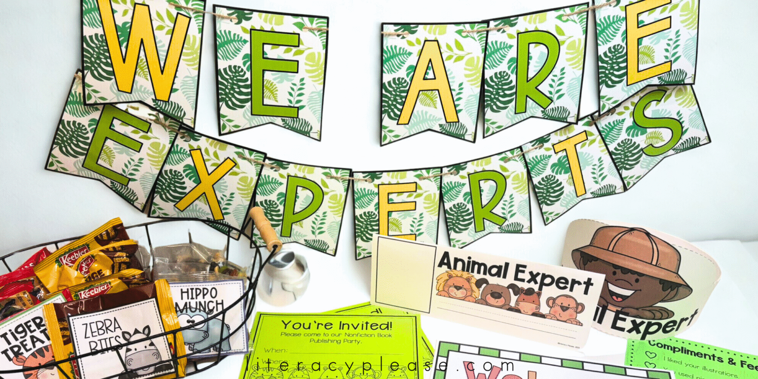 Publishing Party Celebration: Big Moments for Little Writers - Literacy ...
