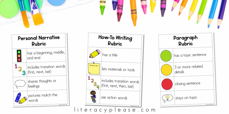 K–2 Writing Rubrics Made Simple: Easy-to-Use Tools for Young Writers ...
